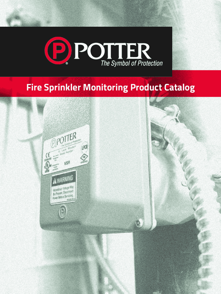 Fillable Online Fire Sprinkler Monitoring Product Catalog Fax Email ...