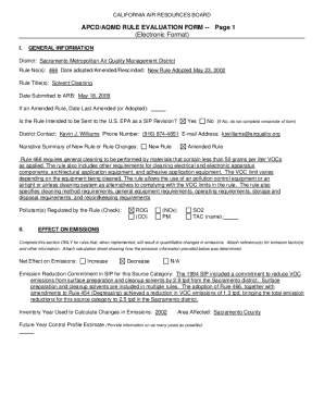 Fillable Online Apcd/aqmd Rule Evaluation Form Fax Email Print - pdfFiller