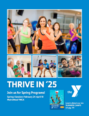 Fillable Online Metrowest Ymca Spring/summer 2025 Program Guide Fax ...