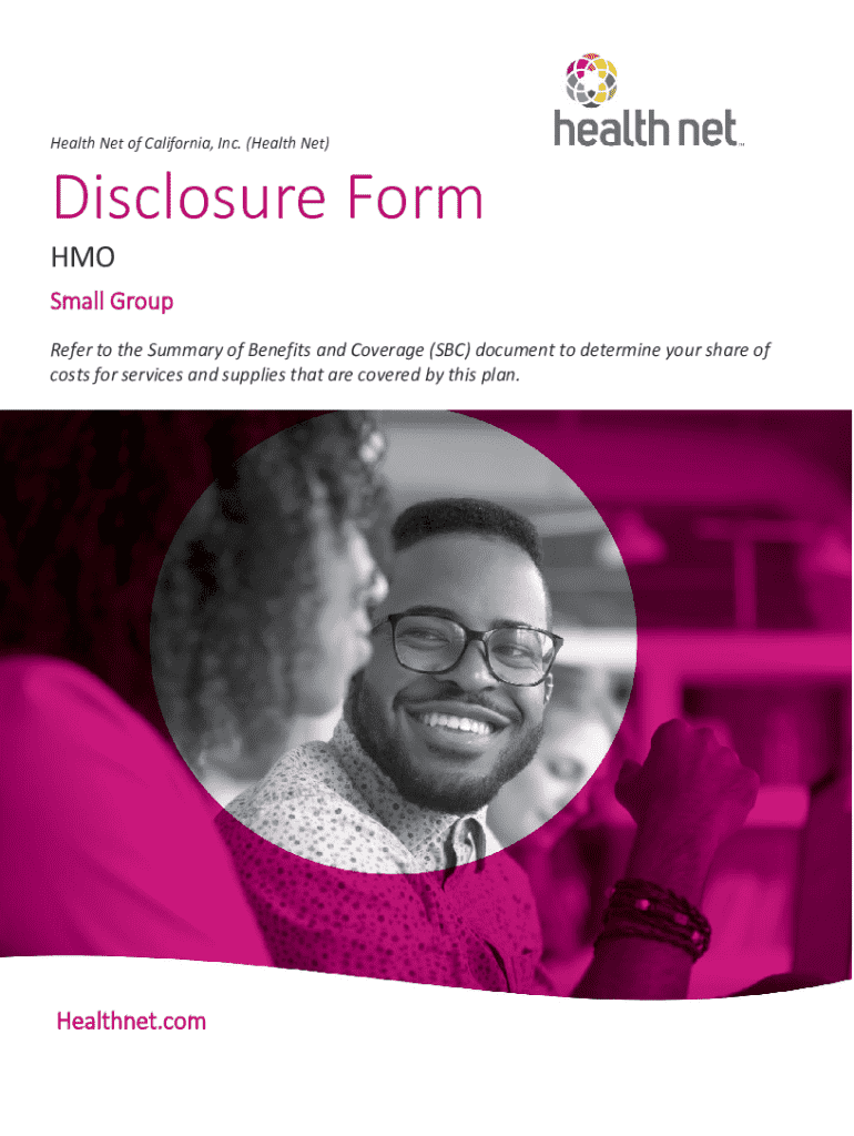 Fillable Online Health Net Hmo Disclosure Fax Email Print - pdfFiller