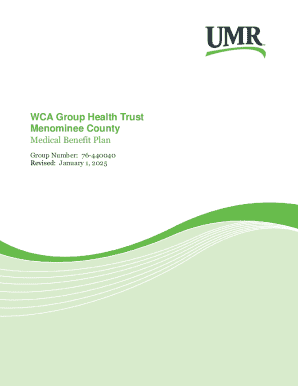 Fillable Online Medical Benefit Plan Summary Plan Description Fax Email ...