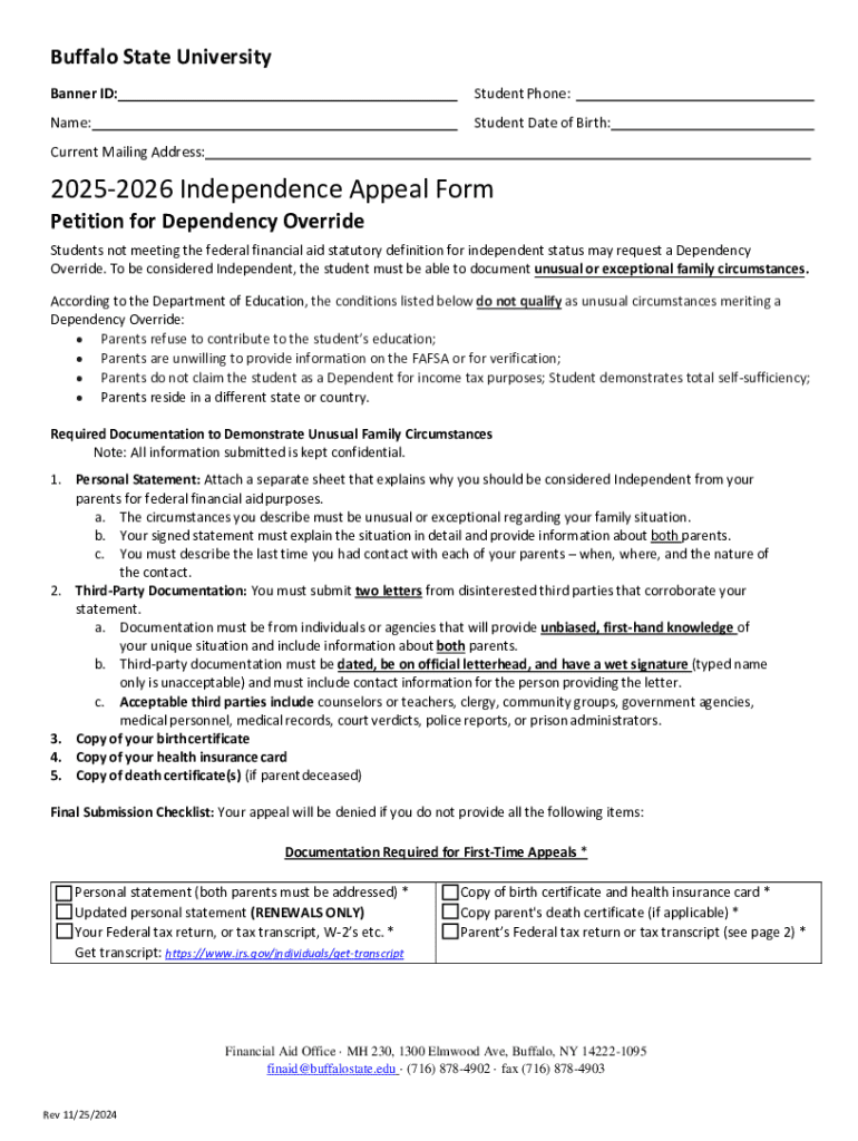 Fillable Online Petition for Dependency Override Fax Email Print ...