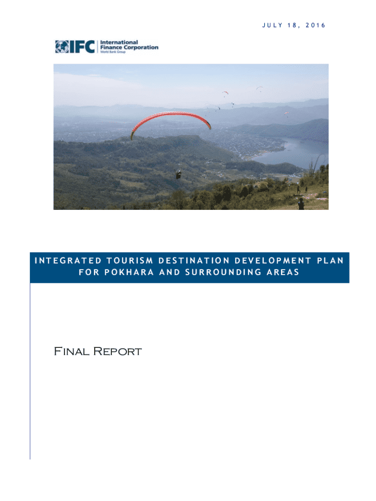Fillable Online Integrated Tourism Destination Development Plan for ...