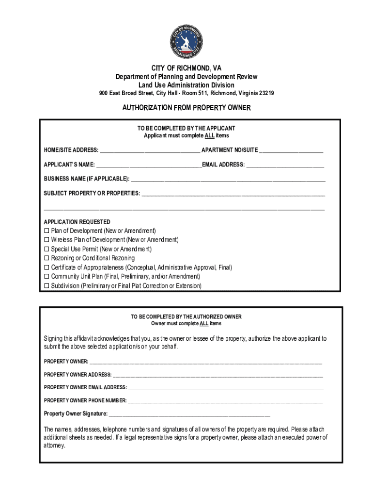 Special Use Permit Application: Fill out & sign online | DocHub