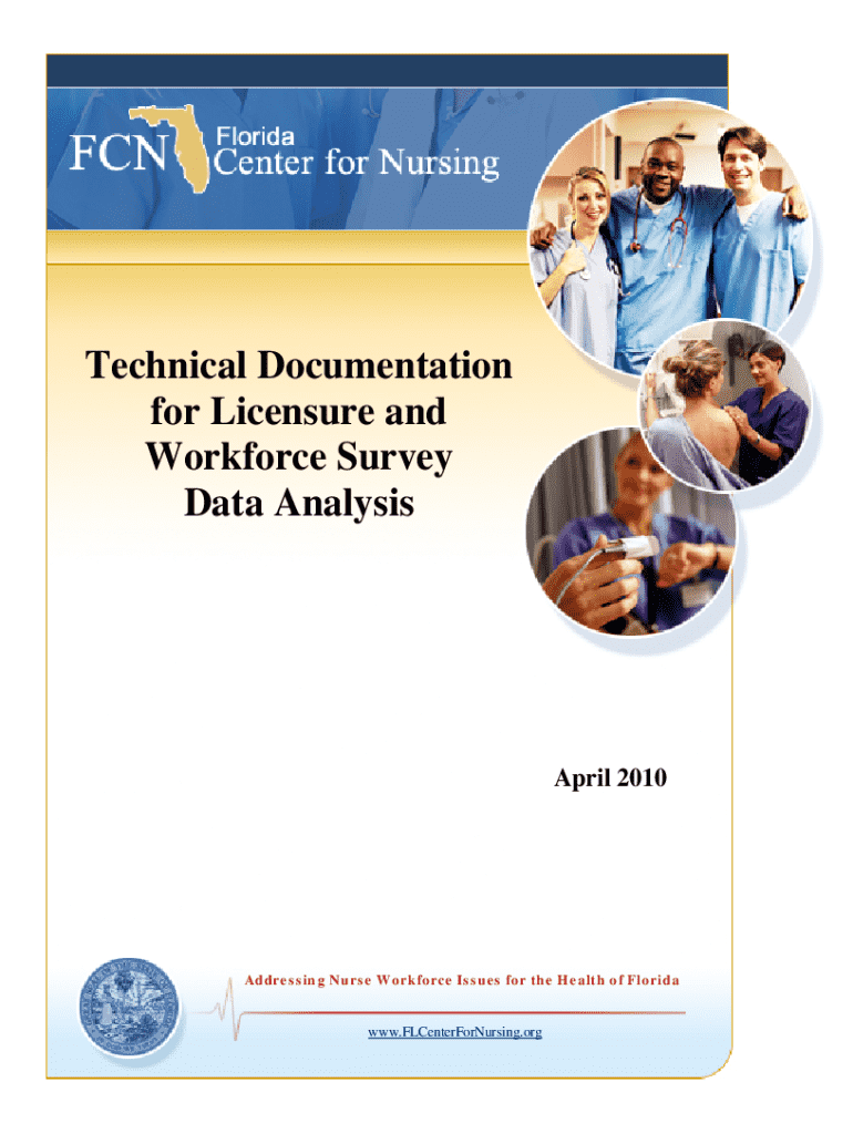 Fillable Online Technical Documentation for Licensure and Workforce ...