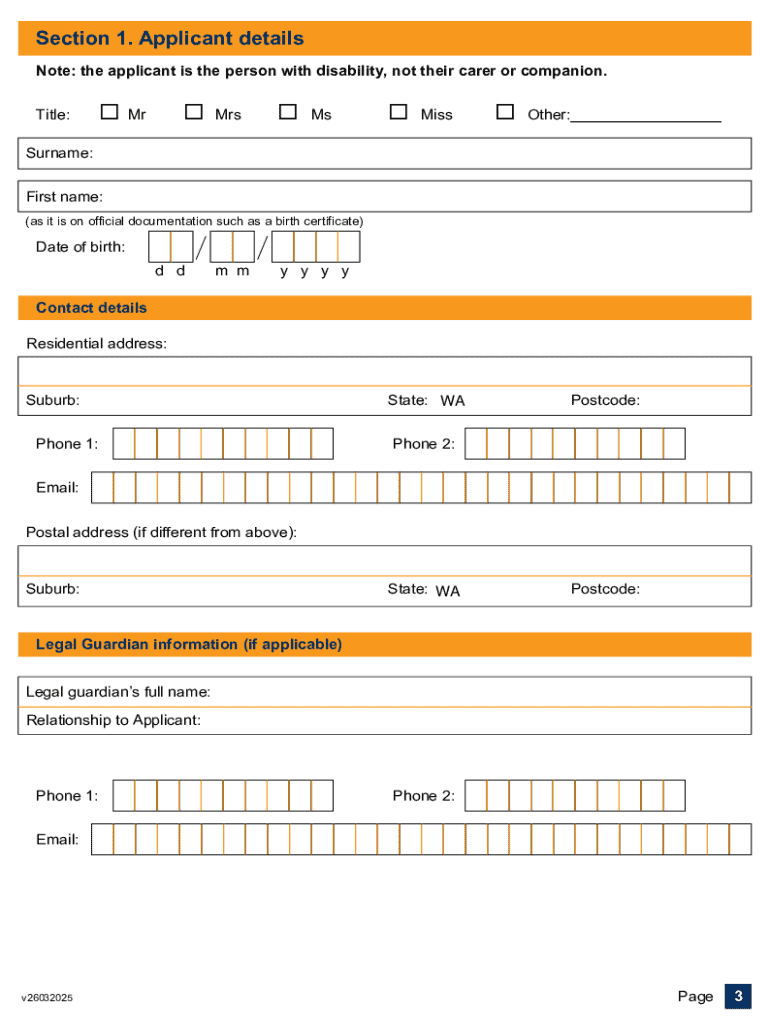 Fillable Online Companion Card Application Fax Email Print - pdfFiller