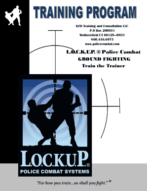 Fillable Online L.o.c.k.u.p.® Police Combat Ground Fighting Instructor ...