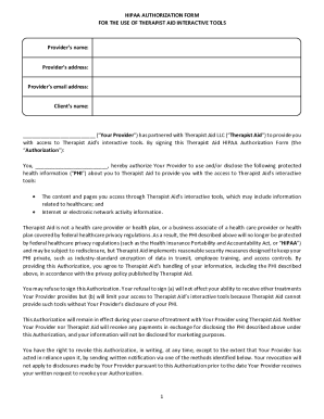 Fillable Online Hipaa Authorization Form Fax Email Print - pdfFiller
