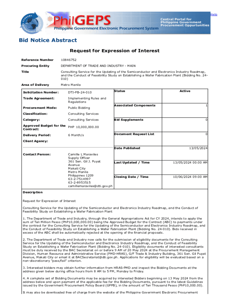 Fillable Online Consulting Service for the Updating of the ...