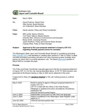 Fillable Online Approval to File Pre-proposal Statement of Inquiry ...