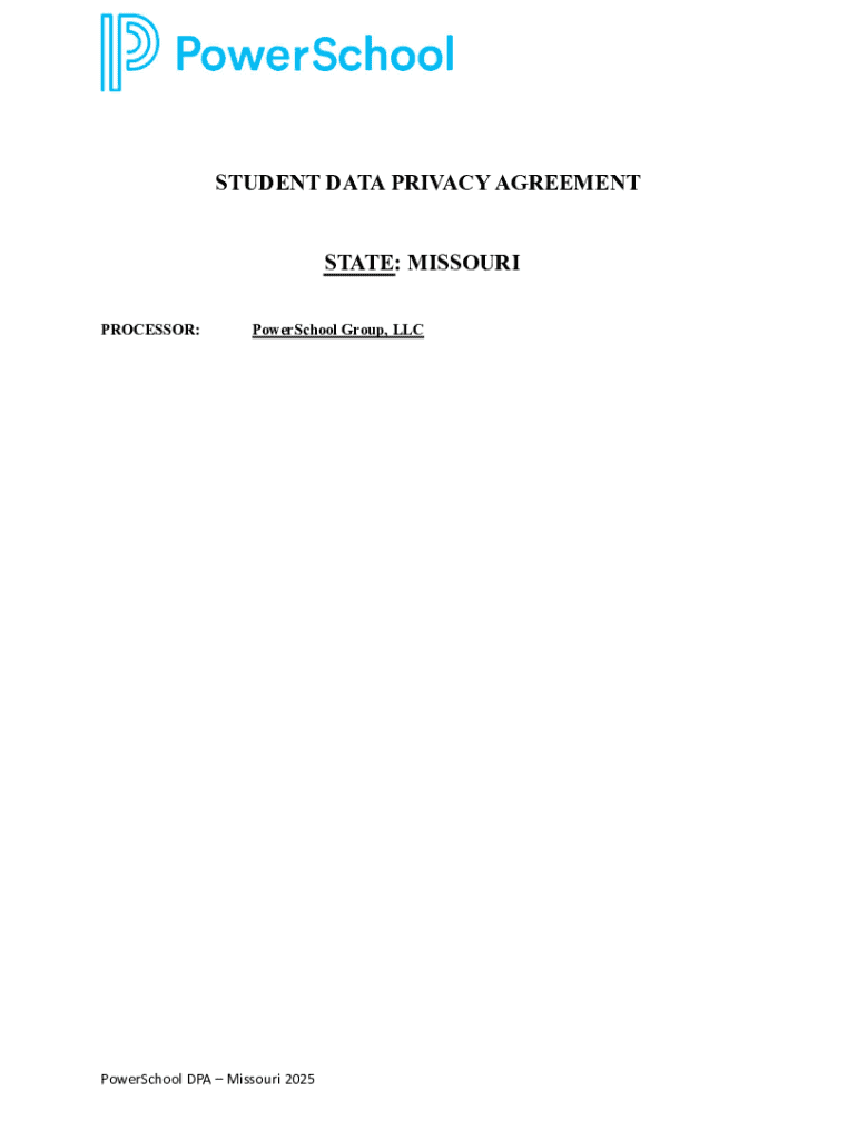 Fillable Online Student Data Privacy Agreement Fax Email Print - pdfFiller