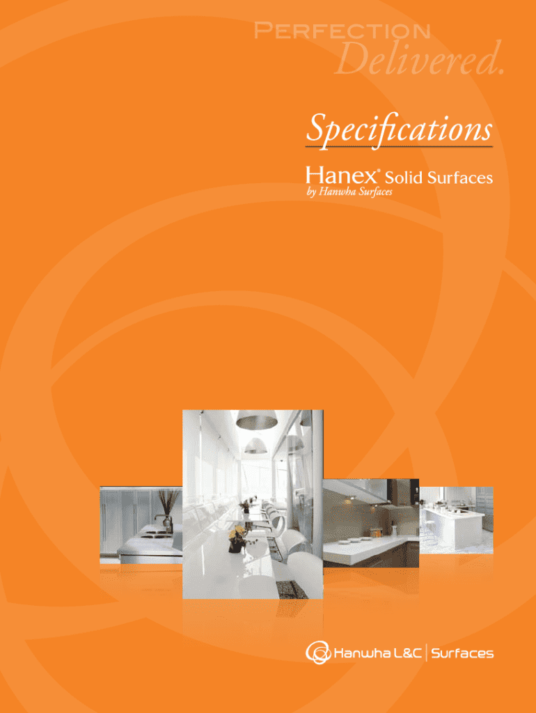 Fillable Online Hanex Solid Surfaces Product Overview Fax Email Print - pdfFiller