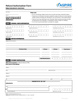 Fillable Online Refund Authorization Form Fax Email Print - pdfFiller