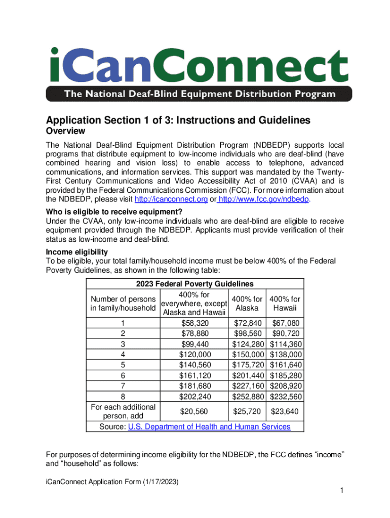 Fillable Online National Deaf-blind Equipment Distribution Program Application Fax Email Print ...