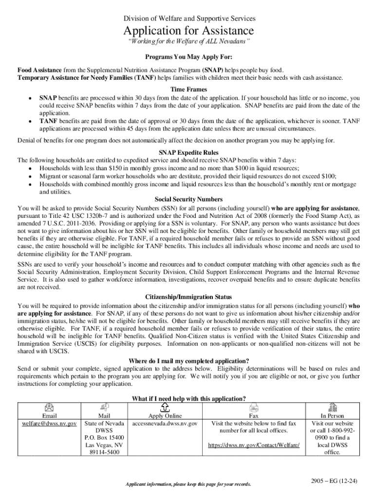 Fillable Online Application for Assistance Fax Email Print - pdfFiller