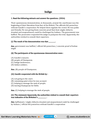 Fillable Online Indigo by Louis Fischer Fax Email Print - pdfFiller