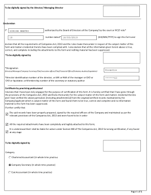 Fillable Online Particulars of Appointment of Directors and Key ...