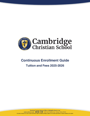 Fillable Online Continuous Enrollment Guide Fax Email Print - pdfFiller