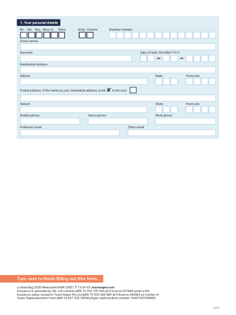 Fillable Online Default Division Insurance Transfer Form Fax Email ...
