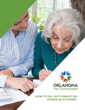 Fillable Online Power of Attorney Form Bt-129 Fax Email Print - pdfFiller