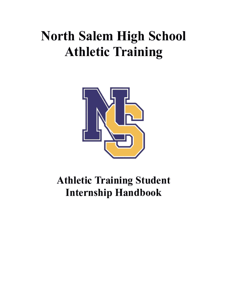 Fillable Online Athletic Training Student Intern Handbook Fax Email Print - pdfFiller