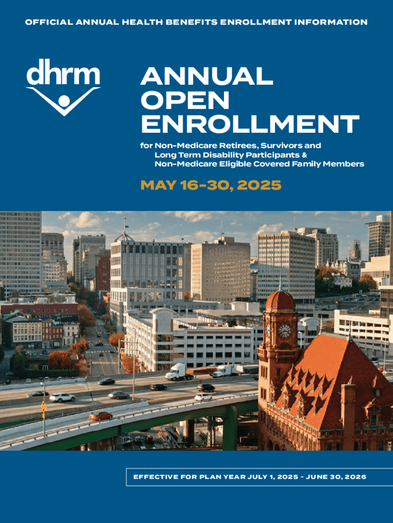 Fillable Online Annual Open Enrollment Information for Non-medicare ...