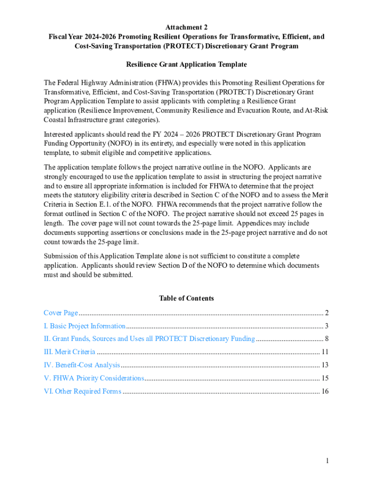 Fillable Online Resilience Grant Application Template Fax Email Print - pdfFiller