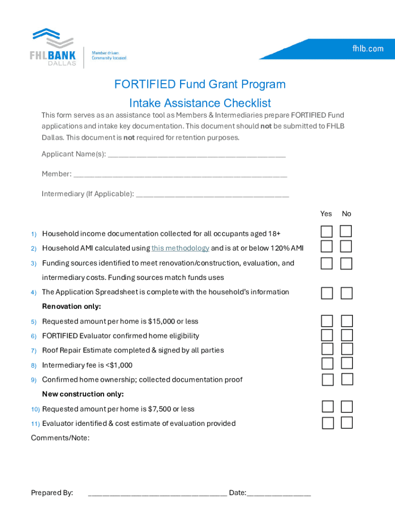 Fillable Online Fortified Fund Grant Program User Guide Fax Email Print ...