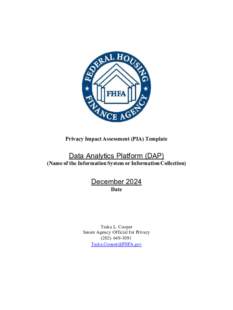 Fillable Online Privacy Impact Assessment for Data Analytics Platform ...