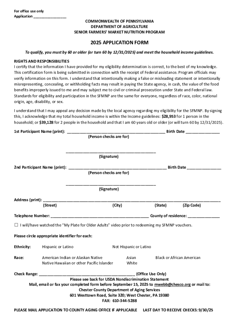 Fillable Online Commonwealth of Pennsylvania Department of Agriculture ...