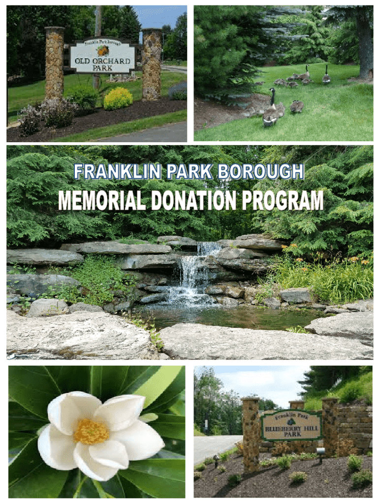 Fillable Online Memorial Donation Program Fax Email Print - pdfFiller