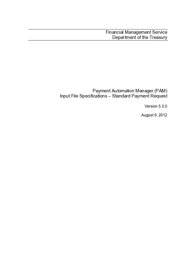 Fillable Online Input File Specifications – Standard Payment Request ...