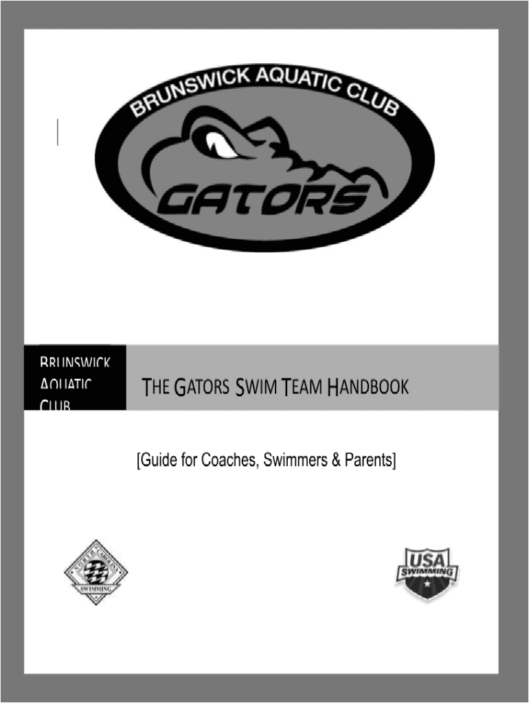 Fillable Online Brunswick Aquatic Club Handbook Fax Email Print - pdfFiller
