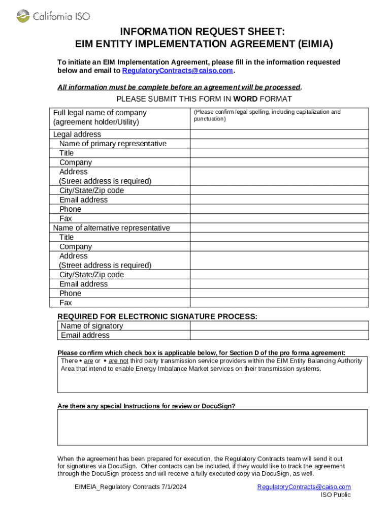 Ination Request Sheet Doc Template | pdfFiller