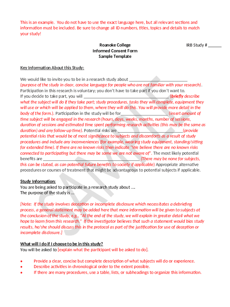 Ined Consent Doc Template | pdfFiller