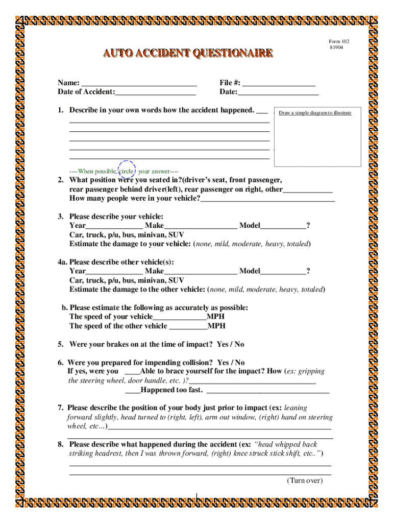 Fillable Online Accident Report Fax Email Print - pdfFiller