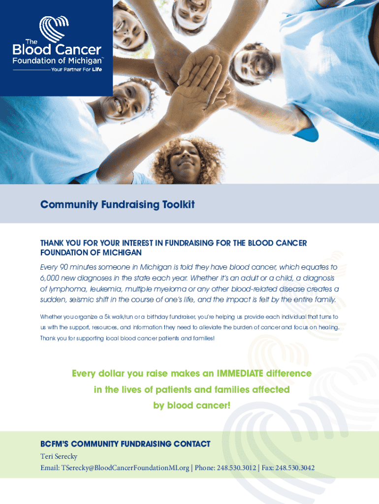 Fillable Online Community Fundraising Toolkit Fax Email Print - pdfFiller