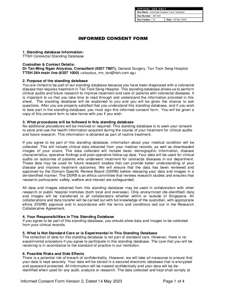 Fillable Online Informed Consent Form Fax Email Print - pdfFiller