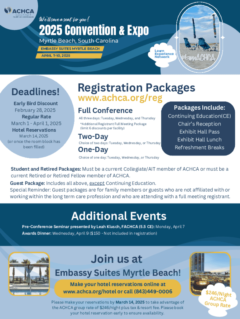 Fillable Online 2025 Convention & Expo Attendee Registration Fax Email ...