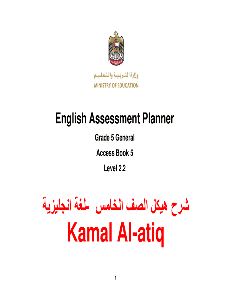 Fillable Online Grade 5 General Access Book 5 Level 2.2 Fax Email Print - pdfFiller