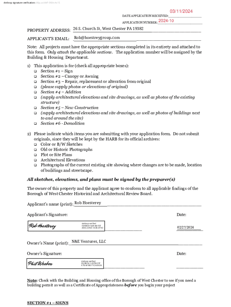 Fillable Online Application for Signage Fax Email Print - pdfFiller