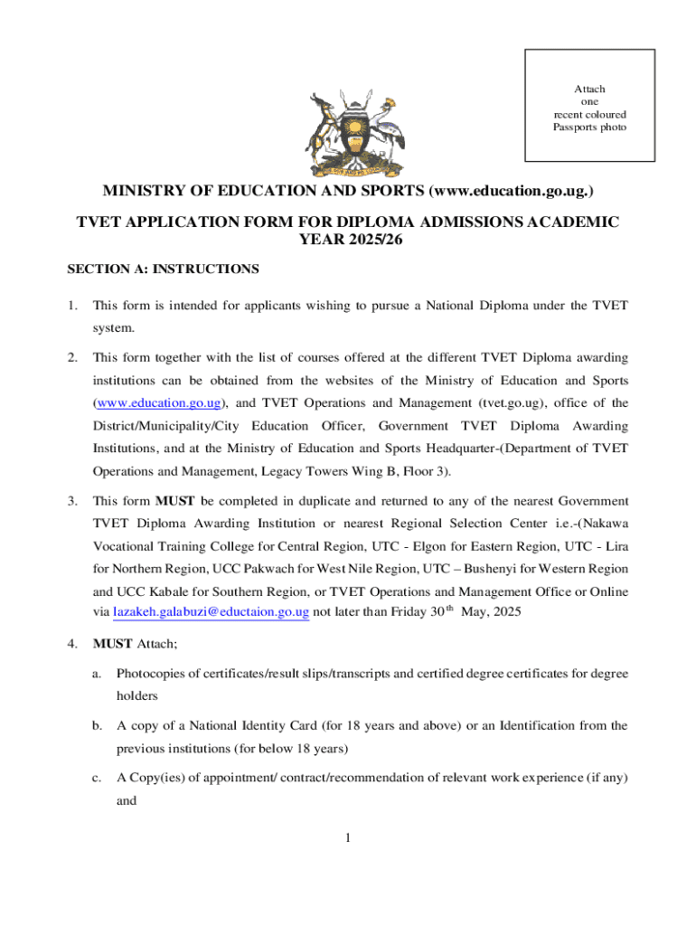 Fillable Online Tvet Application Form Fax Email Print - pdfFiller