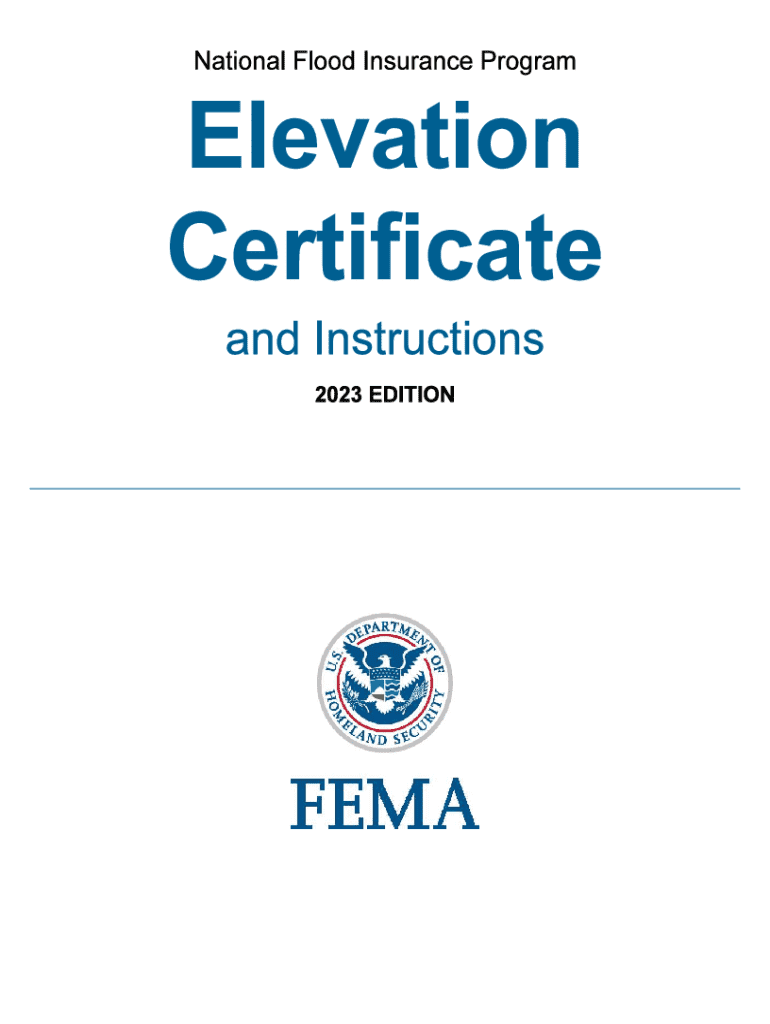 Fillable Online Elevation Certificate Fax Email Print Pdffiller