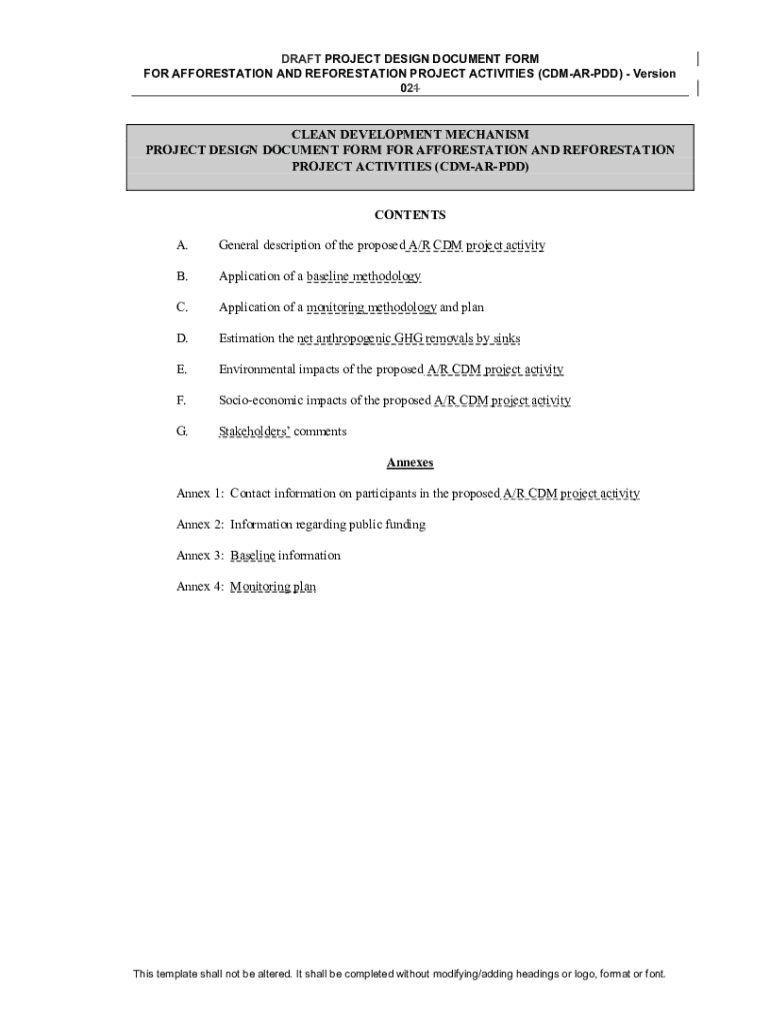 Fillable Online Draft Project Design Document Form Fax Email Print - pdfFiller