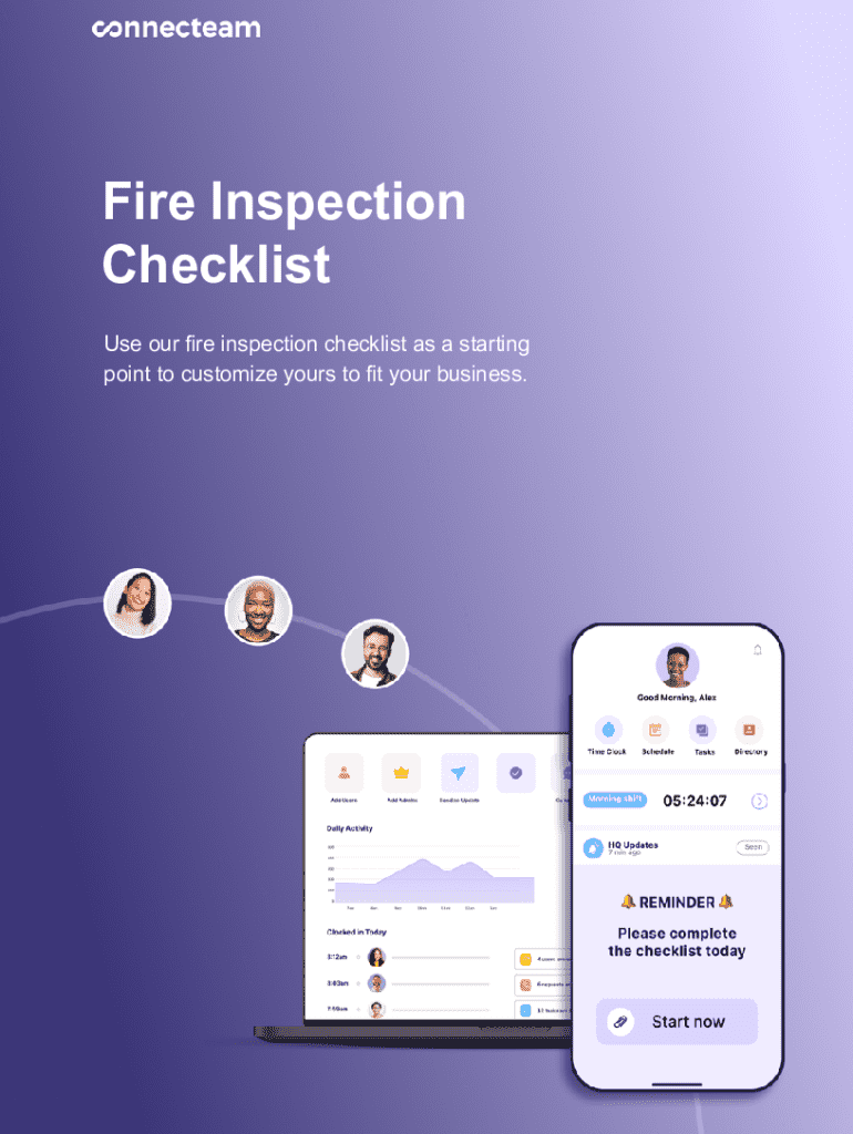Fillable Online Fire Inspection Checklist Fax Email Print - pdfFiller