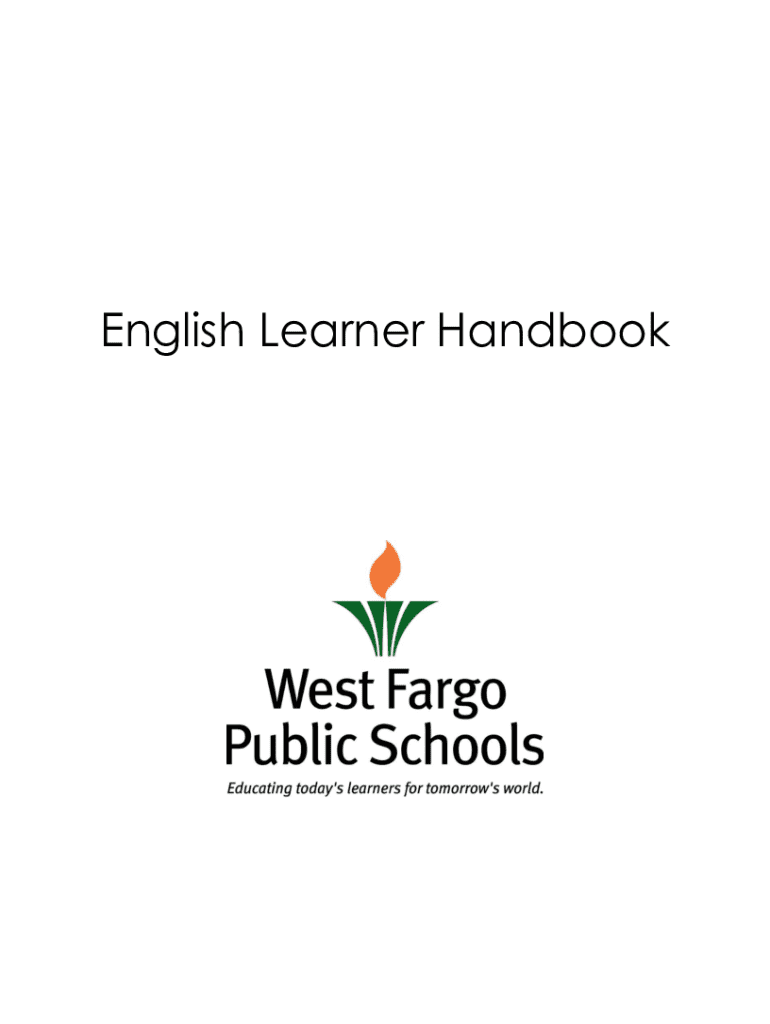 Fillable Online English Learner Handbook Fax Email Print - pdfFiller
