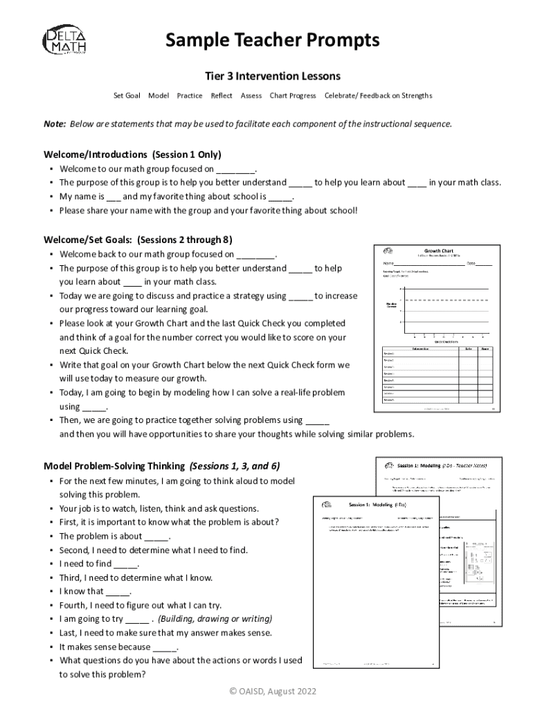 Fillable Online Tier 3 Intervention Lessons Fax Email Print - pdfFiller