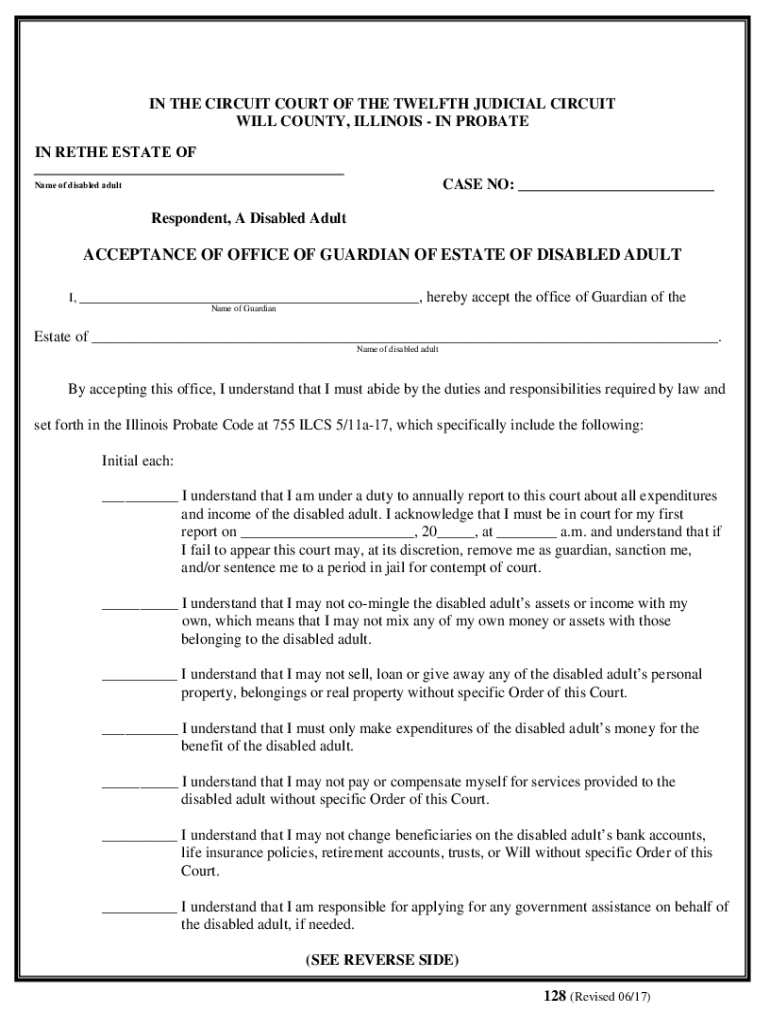 Fillable Online Acceptance of Office Fax Email Print - pdfFiller