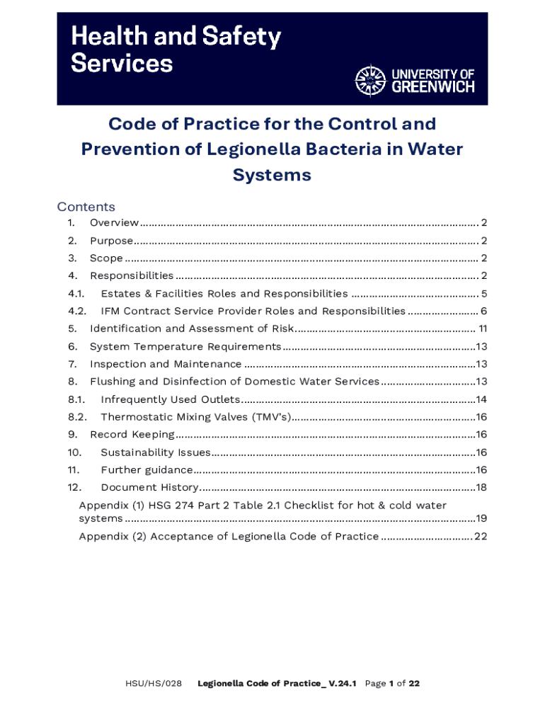 Fillable Online Code of Practice for the Control and Prevention of ...