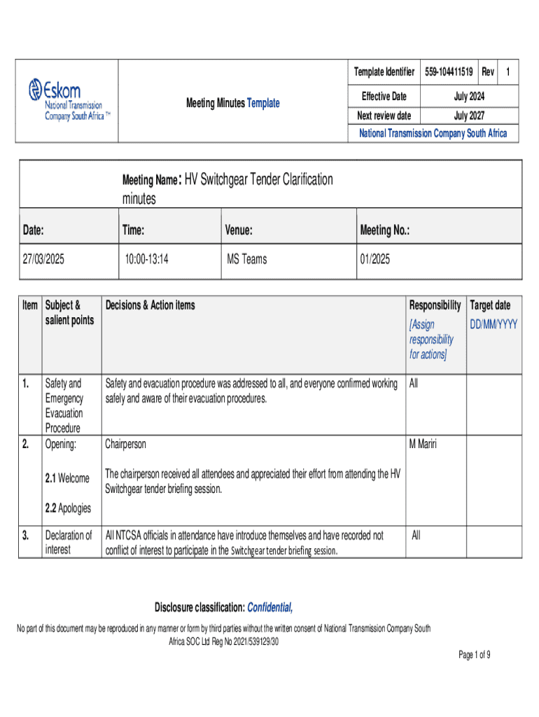 Fillable Online Hv Switchgear Tender Clarification Fax Email Print - pdfFiller